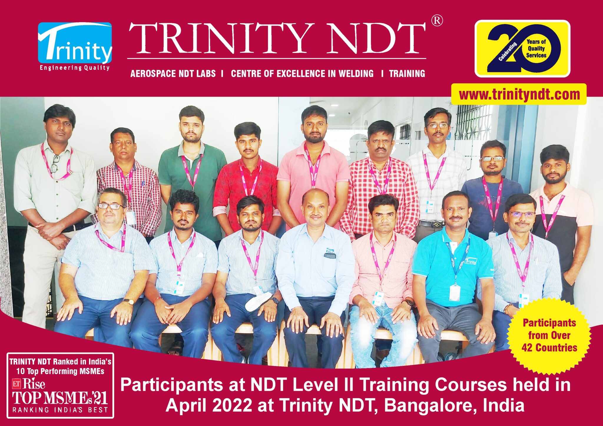 Trinity NDT Testimonials, Reviews | 4.8 Rated NDT, Welding Training ...