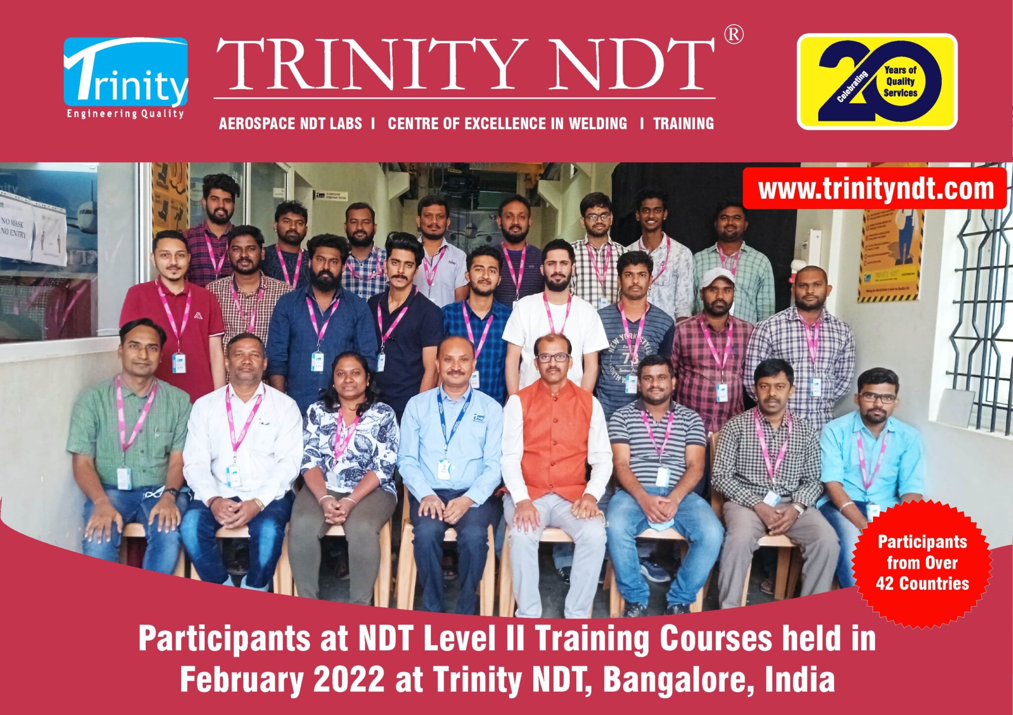 Trinity NDT Best Reviews Feedback Welding training Courses | Test Lab ...