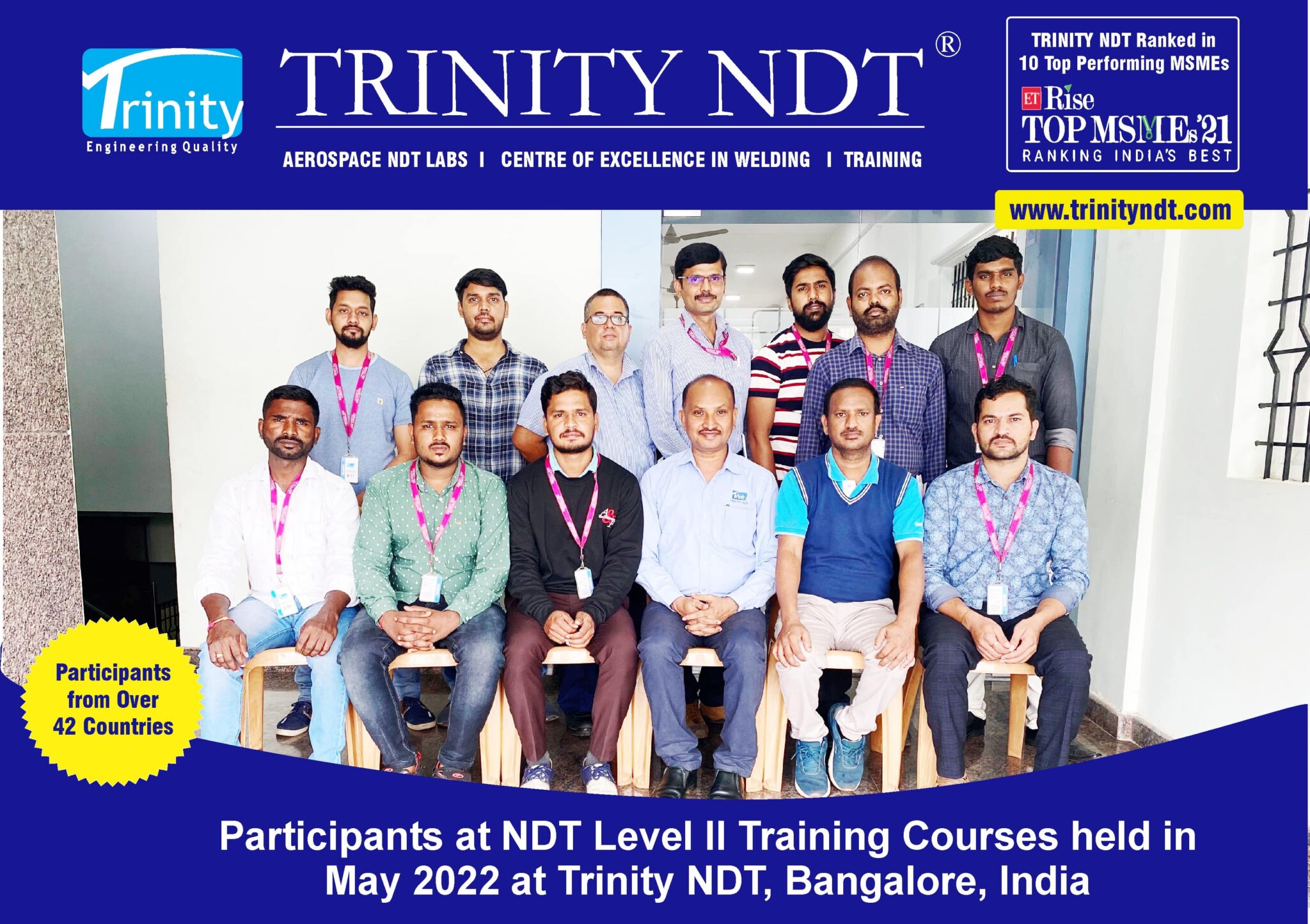 Trinity NDT Best Reviews Feedback Welding training Courses | Test Lab ...