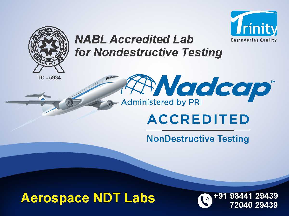 NDT testing services Ultrasonic RT DPT MPT FPI Bangalore, India
